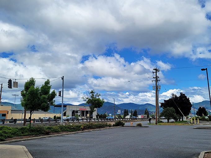 Grants Pass' main street features well-preserved historic architecture, creating a charming atmosphere for weekend wandering.