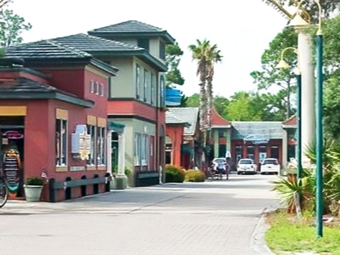 Seaside's eclectic architecture showcases creative coastal living where colorful buildings reflect the artistic spirit of this unique community.