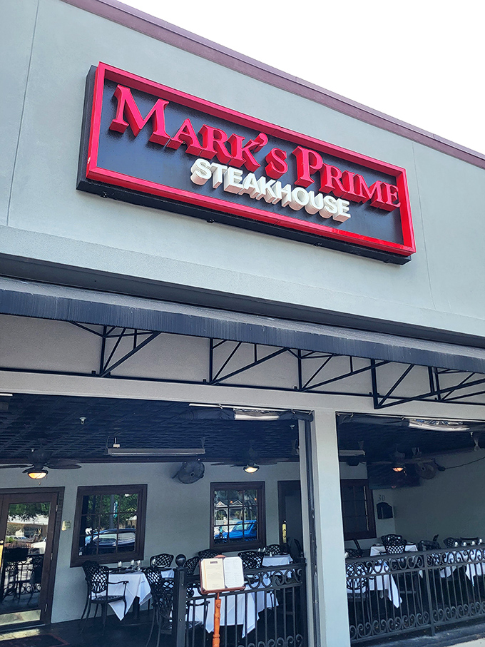 Mark's Prime brings a touch of big-city elegance to downtown Ocala &ndash; those outdoor tables are prime people-watching real estate.
