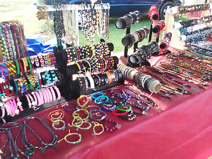 Beads, bangles, and bling galore! This accessories wonderland offers instant wardrobe upgrades for less than a fancy coffee habit.