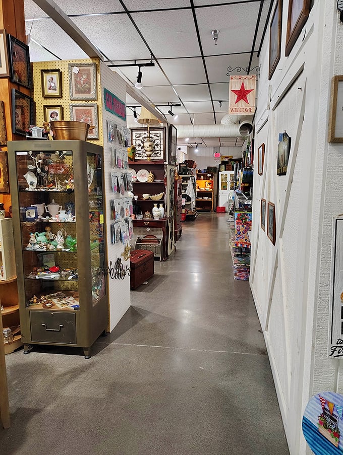 The corridors of collectibles stretch endlessly before you. This isn't a store&mdash;it's an expedition through America's material past.