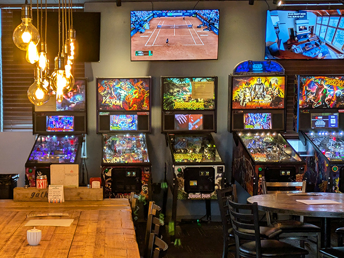 Pinball wizards and pizza lovers unite! These arcade games offer the perfect excuse to extend your visit after that last slice disappears.