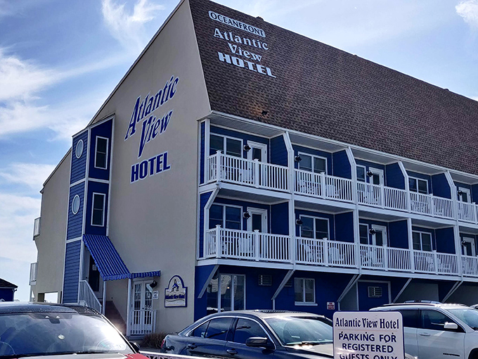 Atlantic View Hotel offers rooms where "ocean view" isn't marketing speak but an actual promise kept every sunrise.