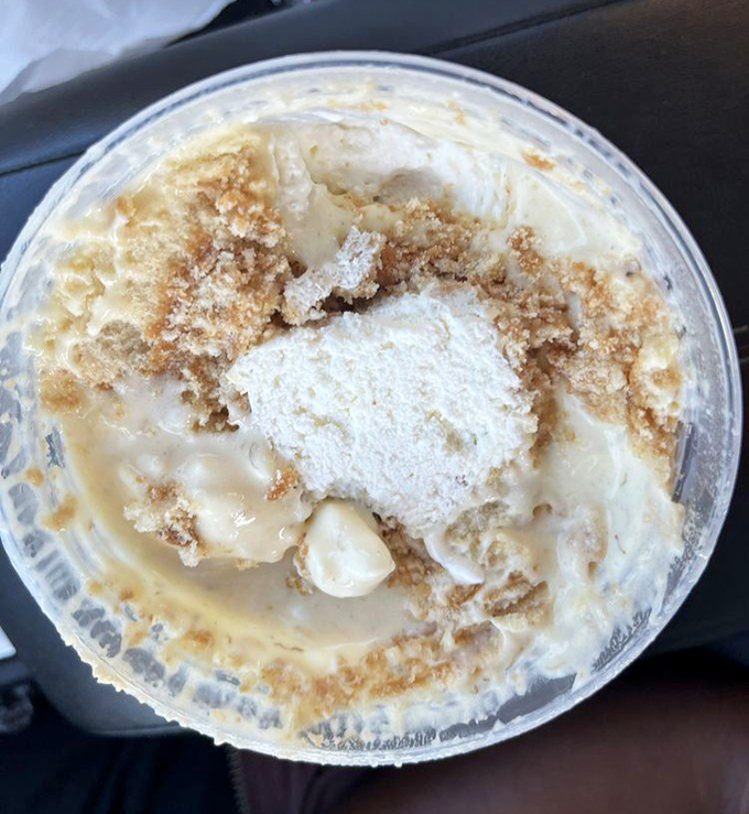 Banana pudding with that perfect ratio of creamy to crumbly. This southern classic whispers sweet nothings to your taste buds after the savory main event.