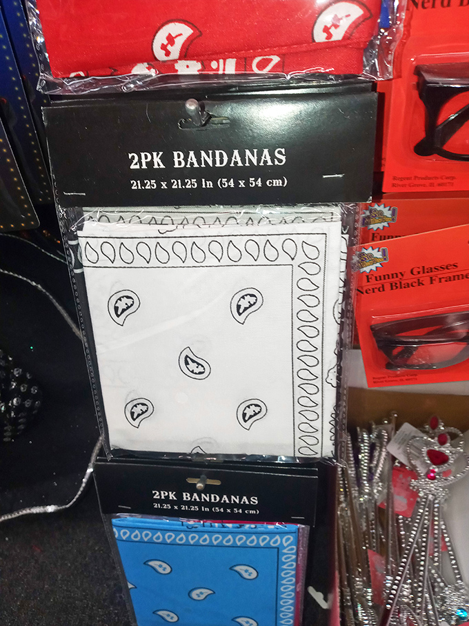 Classic bandanas in traditional paisley patterns. These versatile squares of fabric have more uses than your smartphone&mdash;and never need charging.