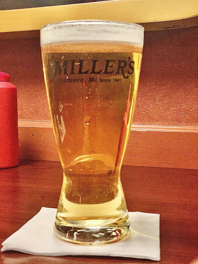 A cold beer in a Miller's glass is like the perfect supporting actor&mdash;it never steals the show from the burger but enhances every bite with effervescent harmony.
