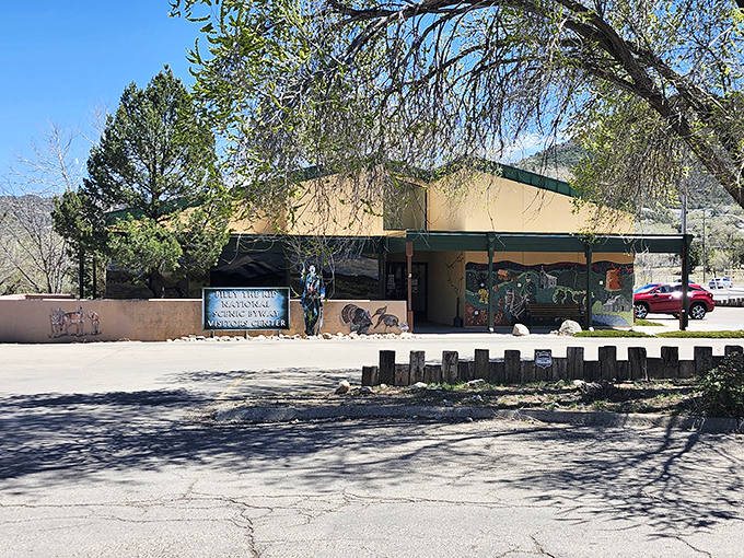 History with a view! The Billy the Kid Scenic Byway Visitor Center offers wild west tales against a backdrop of wild beauty.