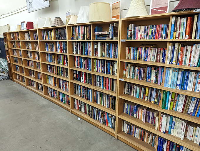 Bookworms beware&mdash;you could lose hours browsing these shelves. From paperback romances to hardcover classics, literary treasures abound.