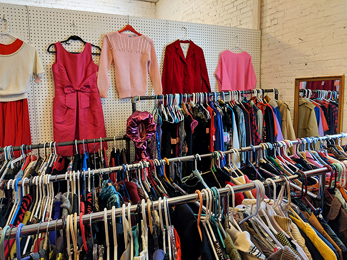 The vintage clothing section offers everything from "Mad Men" chic to "That '70s Show" groovy in a rainbow of possibilities.
