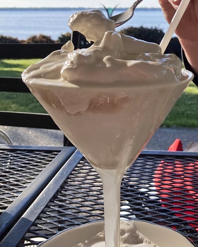 This isn't just a Brandy Alexander&mdash;it's dessert, nightcap, and vacation all in one elegant glass with a view.