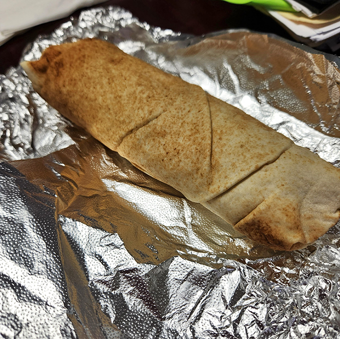 Breakfast wrapped up tighter than your grandmother's holiday presents. This burrito is the morning motivation that coffee wishes it could be.