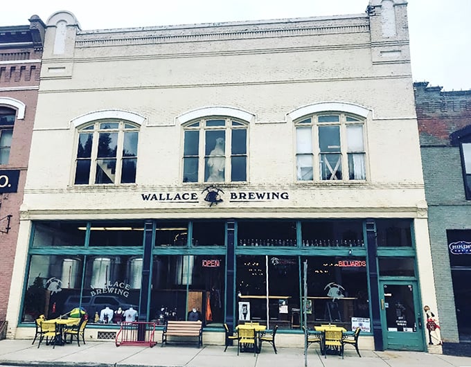 Wallace Brewing Company honors the town's thirsty history in a beautifully restored building where craft beers flow as freely as the stories about local legends.