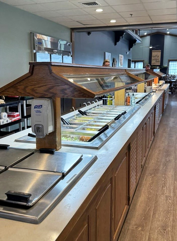 The buffet line&mdash;where food dreams come true and "just a little bit more" becomes your personal mantra.