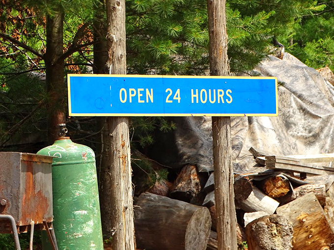 OPEN 24 HOURS might be the most beautiful phrase in the English language. Artistic inspiration doesn't punch a time clock at Lakenenland.