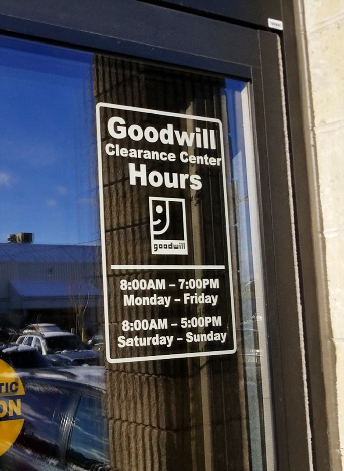 Business hours that accommodate both early birds and after-work hunters. The thrift gods are generous with their availability.