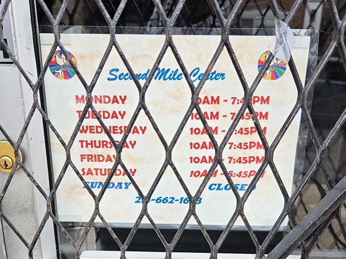 Open six days weekly with generous hours, this thrift store schedule ensures you'll find time for treasure hunting.