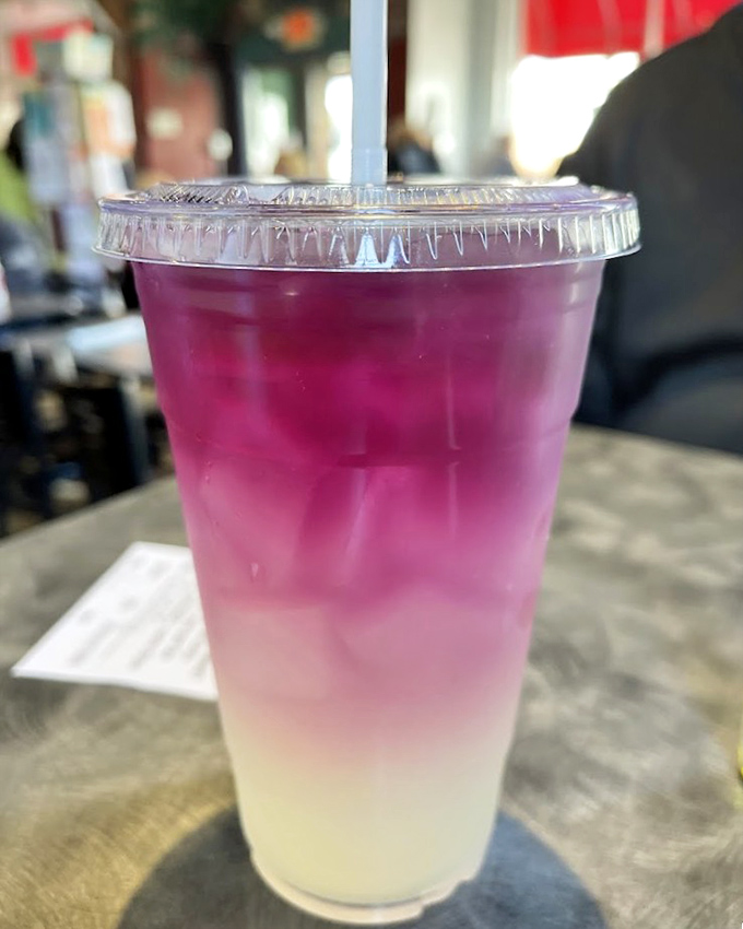 This color-changing butterfly pea tea isn't just a drink, it's an Instagram moment in a cup. Science and flavor holding hands in perfect harmony.