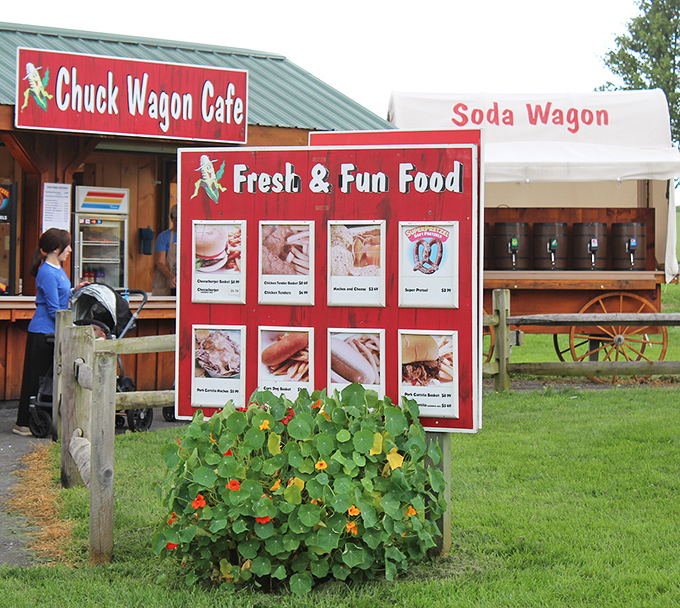 The Chuck Wagon Cafe serves up honest farm fare that puts food court pretzels to shame. No molecular gastronomy here—just delicious simplicity.