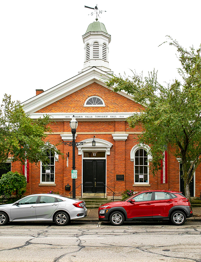 The Township Hall stands as a perfect example of civic architecture that says, "Yes, government buildings can actually be beautiful."