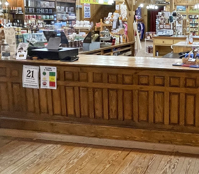 The final frontier: the checkout counter, where wallets open and treasures officially change hands. The wood paneling has witnessed countless "I found it!" moments.