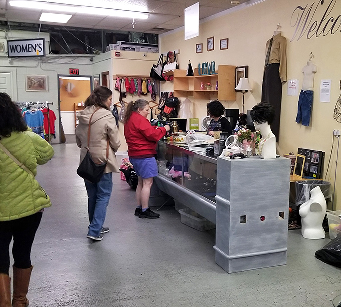 The checkout counter: the final frontier between you and your newfound treasures. Resistance to "just one more look around" is futile.