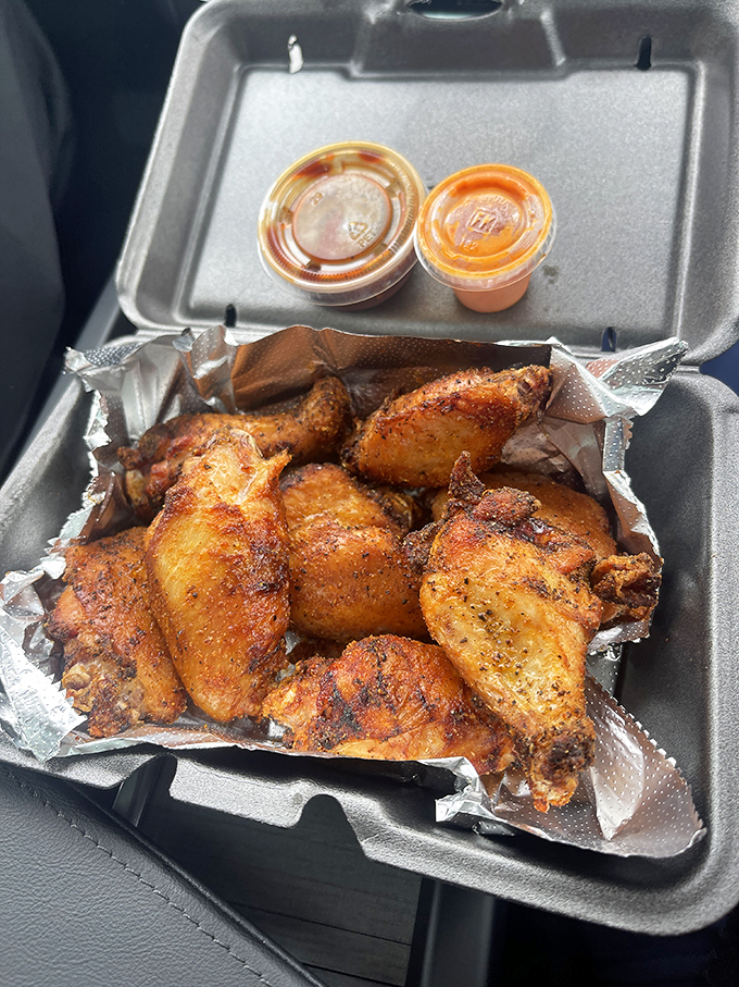 Smoked chicken wings that make you question why anyone would ever fry them&mdash;spice-crusted perfection in every bite.