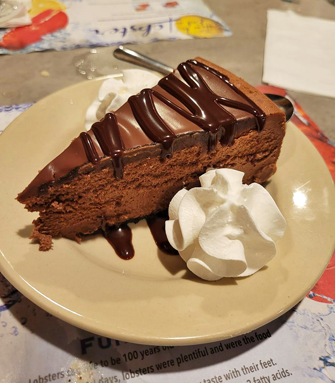 This chocolate cheesecake doesn't just end your meal&mdash;it provides closure so satisfying you'll be reminiscing about it during your next diet attempt.