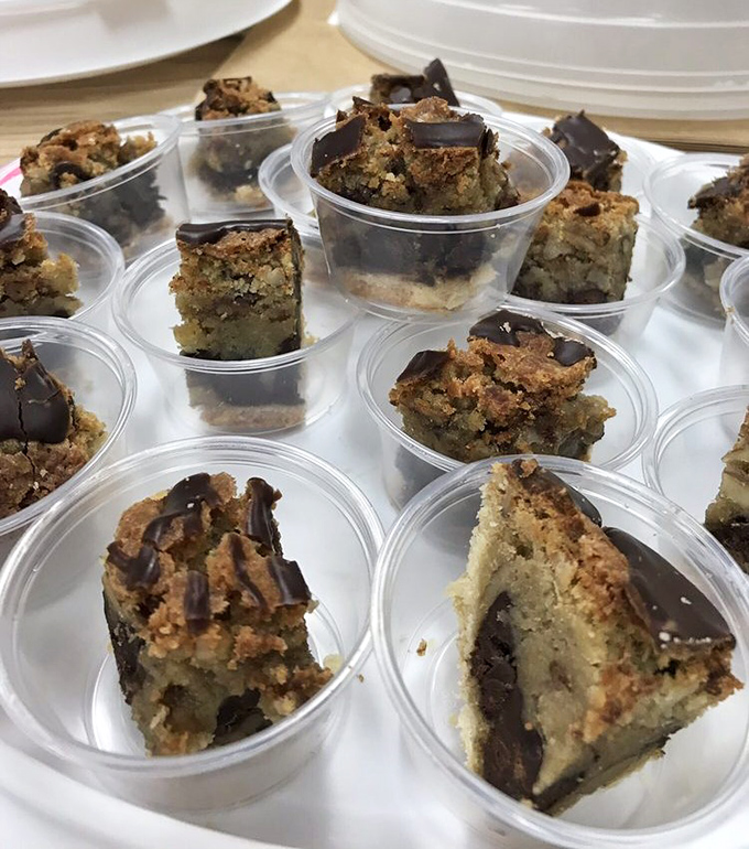 Bite-sized indulgence alert! These chocolate chip pecan brownies prove that good things really do come in small packages.