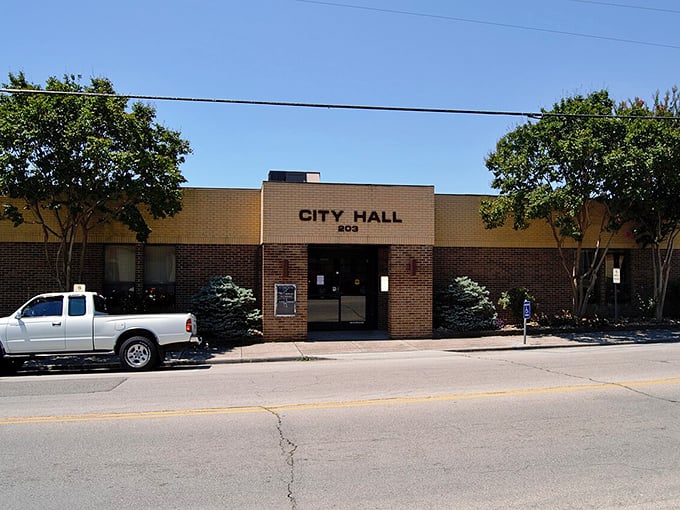 City Hall may look unassuming, but inside this modest building, the business of small-town democracy unfolds with surprising vibrancy.