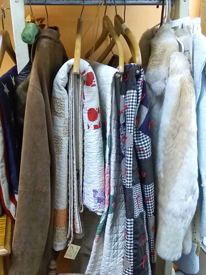 Vintage clothing that whispers stories of dances attended, special occasions celebrated, and fashion statements that have come full circle.