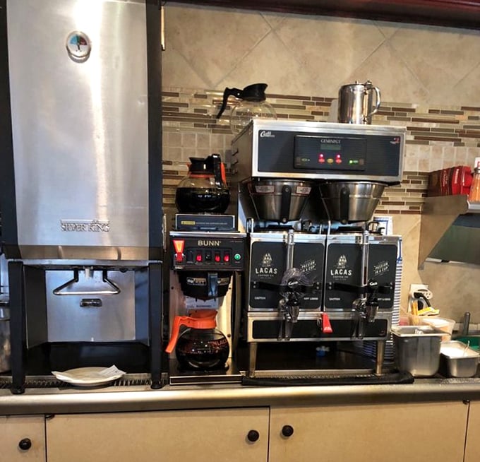 The coffee station &ndash; command central of any respectable diner and the source of the liquid motivation that powers New Jersey's mornings.