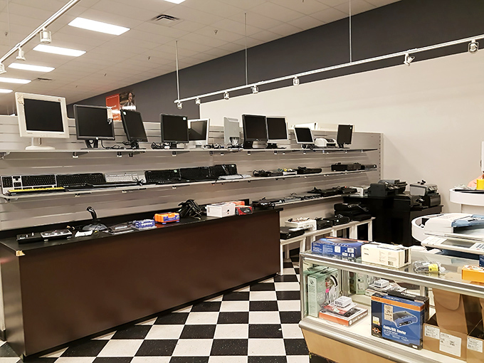 Technology section where your home office dreams meet your actual checking account balance quite harmoniously.