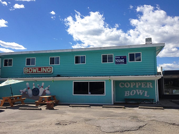 The Copper Bowl offers affordable strikes and spares in a turquoise landmark where retirement leagues create community one frame at a time.