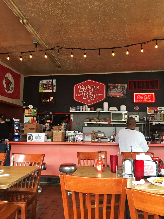 The kind of entrance that makes you feel welcome before you even order &ndash; hospitality starts at the door.