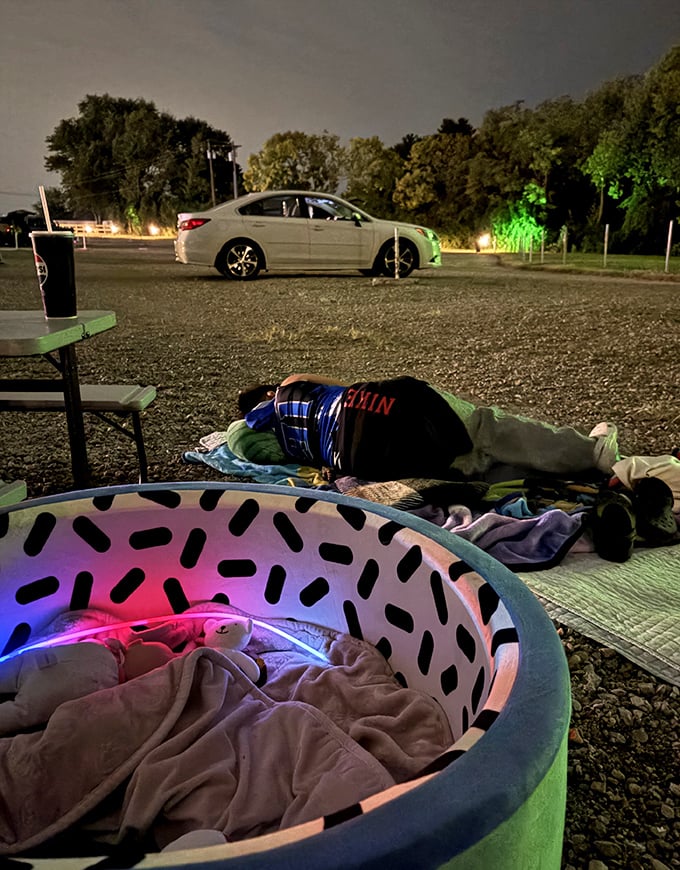 Night falls and creativity blooms&mdash;inflatable pools become cozy nests for little ones who'll remember this magic forever.