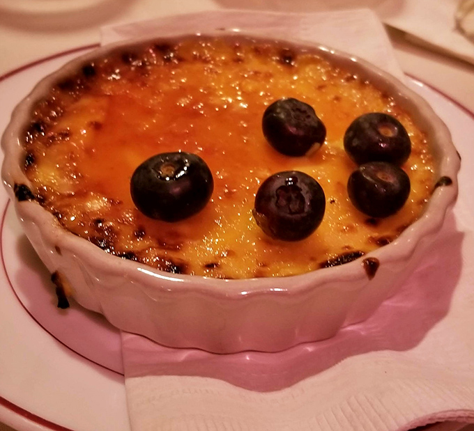 Crème brûlée with that satisfying caramelized top just begging you to crack through it with your spoon triumphantly.