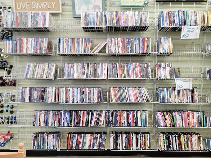 Yesterday's blockbusters at bargain basement prices. This DVD collection offers movie nights for months without streaming subscription fees.