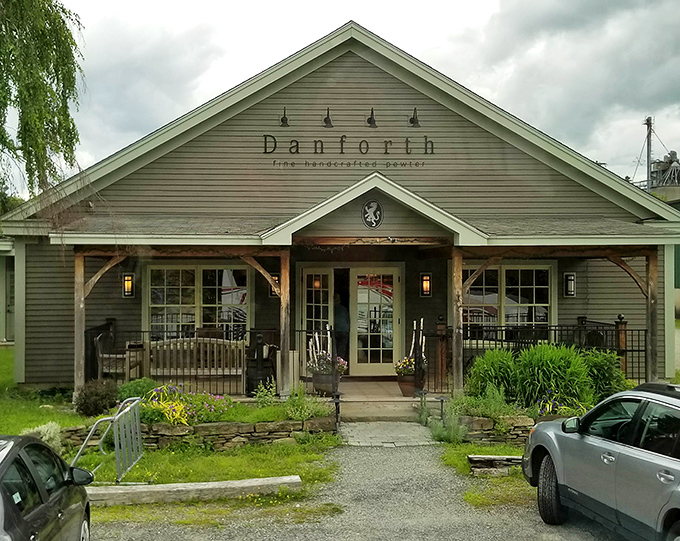 Danforth Pewter's welcoming storefront showcases Vermont's artisan tradition&mdash;where "handcrafted" isn't a marketing buzzword but a centuries-old way of life.