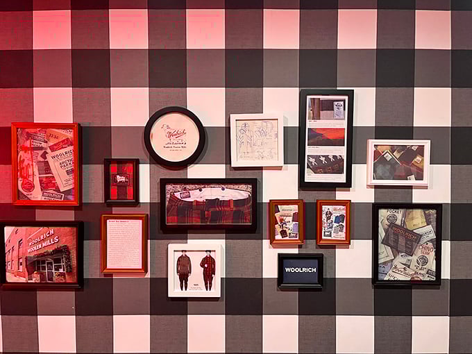 A gallery wall that tells stories without saying a word. Each frame adds to the restaurant's personality like seasoning in a well-crafted sauce.