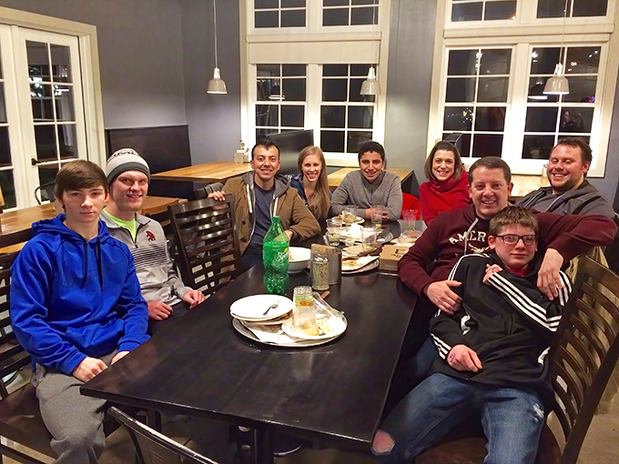 Nothing says "this place is good" like a table of happy diners who've clearly discovered one of Ohio's best-kept culinary secrets.