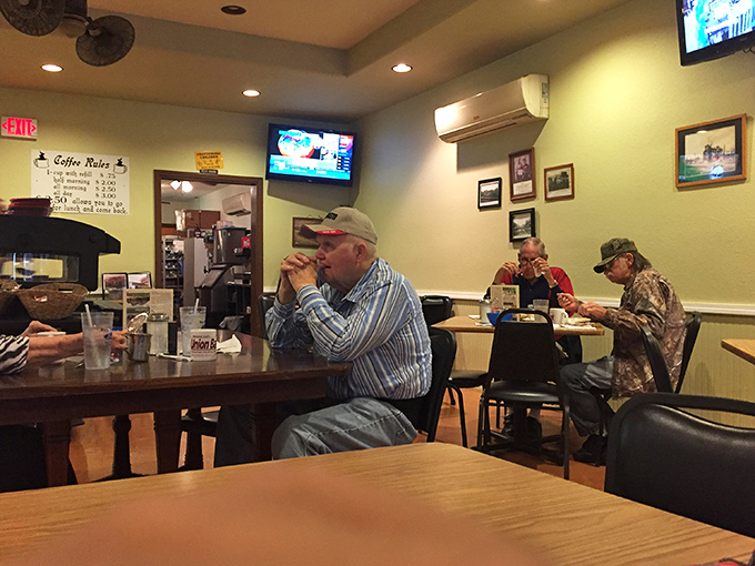 The regulars' table &ndash; where world problems are solved daily over coffee refills and the occasional slice of pie.
