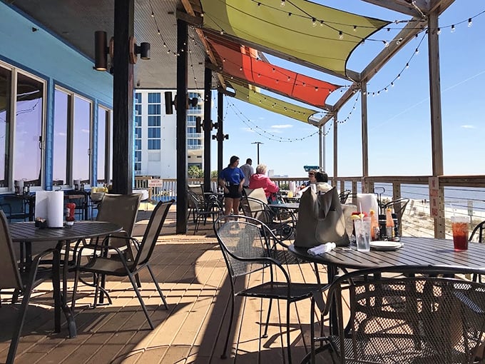 Outdoor dining with a view that reminds you why people have been drawn to these shores for generations &ndash; sunshine, sea breeze, and seafood.