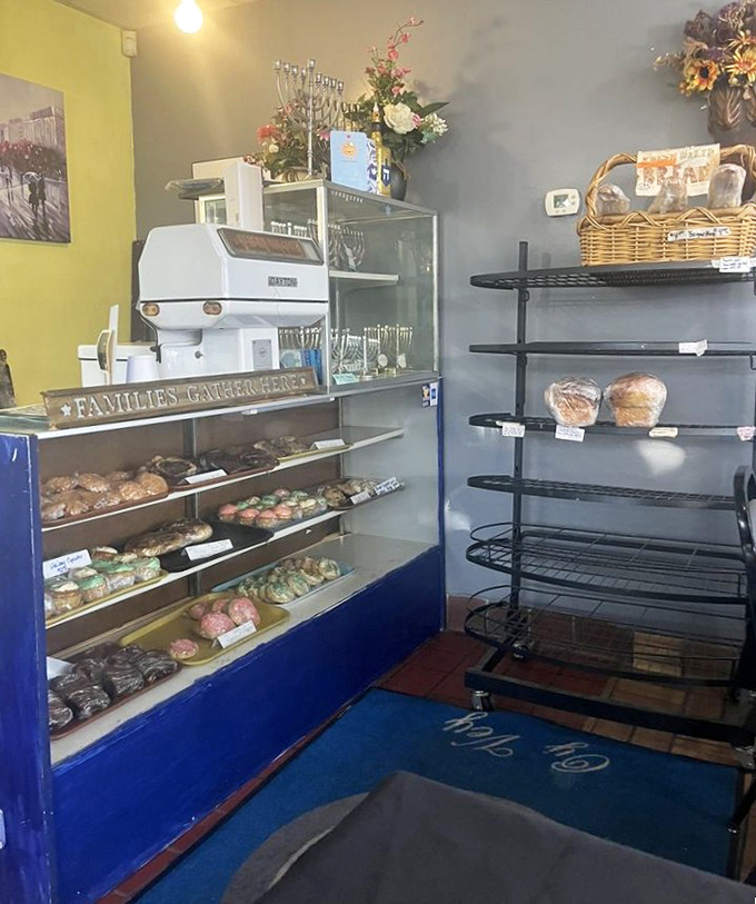 The bakery case&mdash;where willpower goes to die. Each colorful treat behind glass is a sweet ambassador of Jewish baking tradition.