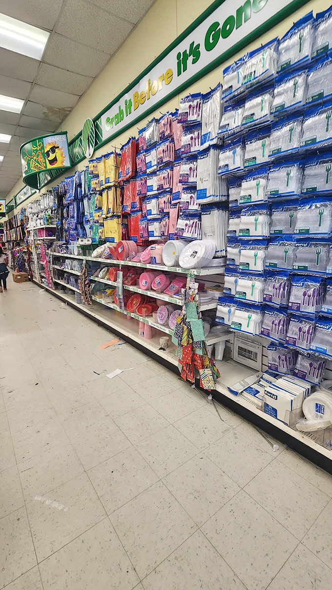 "Grab it before it's gone" isn't just a slogan&mdash;it's a shopping strategy. Party supplies await hosts who plan ahead and bargain hunters alike.