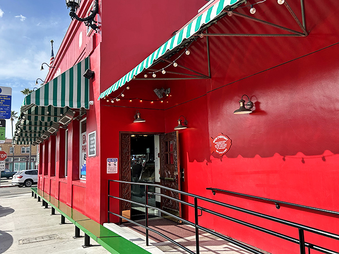 The entrance to your new favorite spot for no-nonsense, absolutely delicious seafood.