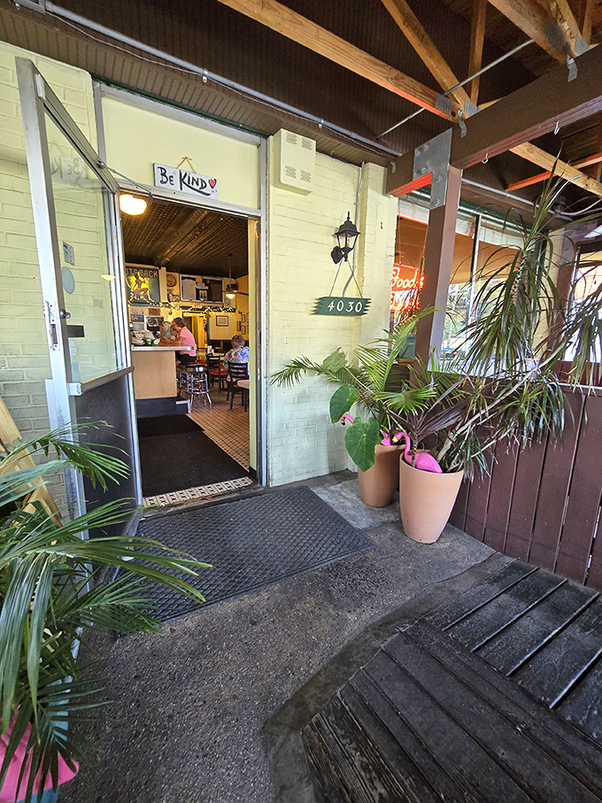"Be KIND" reads the sign above the entrance&mdash;a simple philosophy that extends from the doorway to every plate that leaves the kitchen.