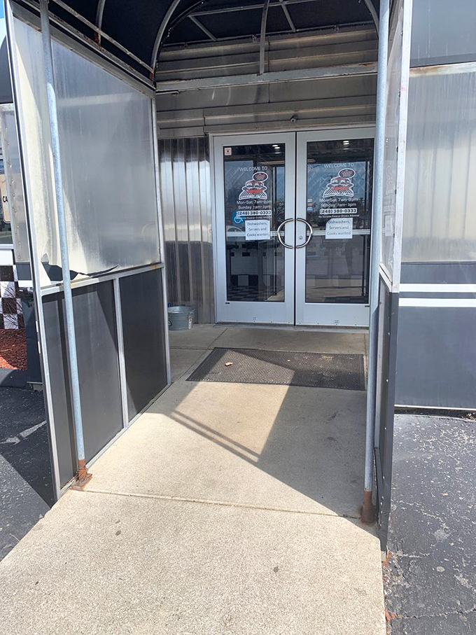 The entrance isn't just a doorway&mdash;it's the threshold between ordinary life and extraordinary comfort. Cross it and leave your diet at the door.