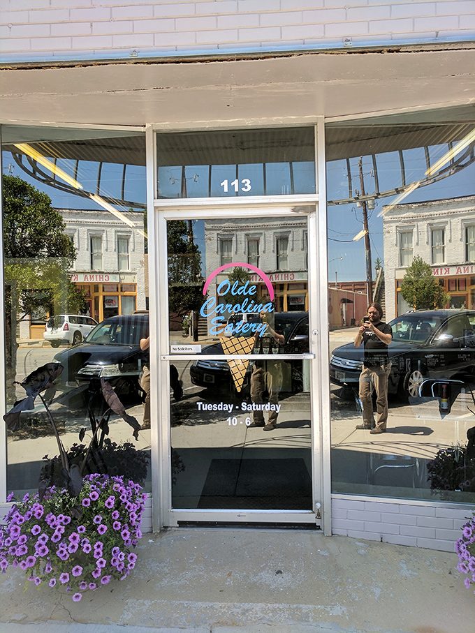 The cheerful storefront with its ice cream cone logo promises simple pleasures inside &ndash; no molecular gastronomy, just food that makes you feel good.