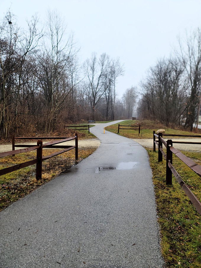 The Erie Trail invites contemplative walks through nature's gallery &ndash; no admission fee required, just comfortable shoes and an appreciation for quiet beauty.