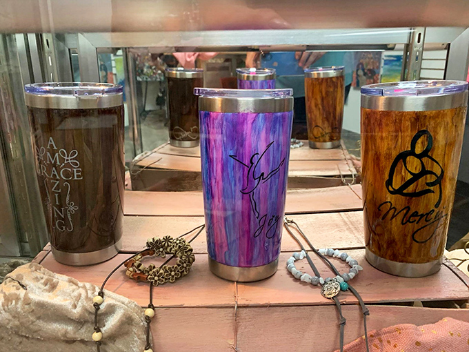 Sip in style! These custom tumblers blend faith and function, keeping your beverages cold while your spirit stays warm.